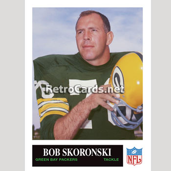 1965P Bob Skoronski Green Bay Packers – RetroCards