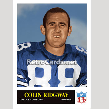 1965P Colin Ridgway Dallas Cowboys – RetroCards