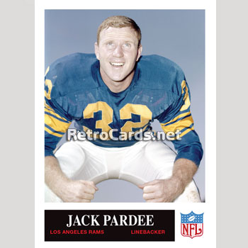 1965P Jack Pardee Los Angeles Rams – RetroCards