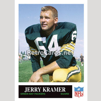 1965P Jerry Kramer Green Bay Packers – RetroCards