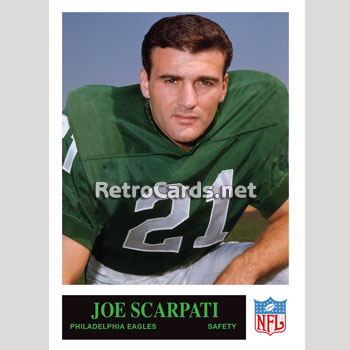 1965P Joe Scarpati Philadelphia Eagles – RetroCards