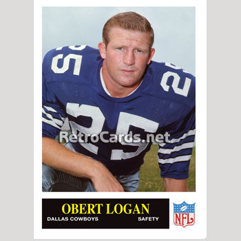 1965P Obert Logan Dallas Cowboys – RetroCards