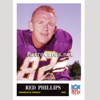 1965P Red Phillips Minnesota Vikings – RetroCards