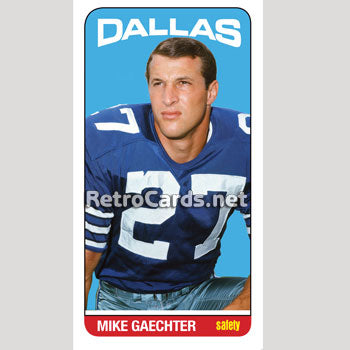 1965T Mike Gaechter Dallas Cowboys – RetroCards