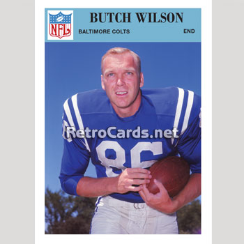 1966P Butch Wilson Baltimore Colts – RetroCards
