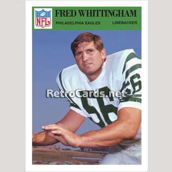 1966P Fred Whittingham Philadelphia Eagles – RetroCards