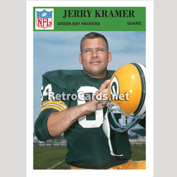 1966PB Jerry Kramer Green Bay Packers – RetroCards