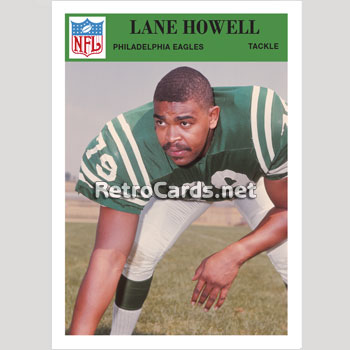 1966P Lane Howell Philadelphia Eagles – RetroCards