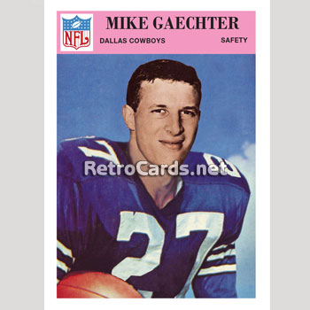 1966PB Mike Gaechter Dallas Cowboys – RetroCards