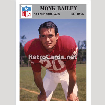 1966P Monk Bailey St. Louis Cardinals – RetroCards