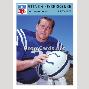 1966P Steve Stonebreaker Baltimore Colts – RetroCards