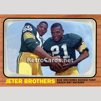 1966T Jeter Brothers Green Bay Packers – RetroCards