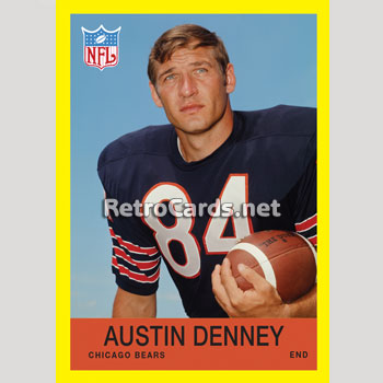 1967P Austin Denney Chicago Bears – RetroCards