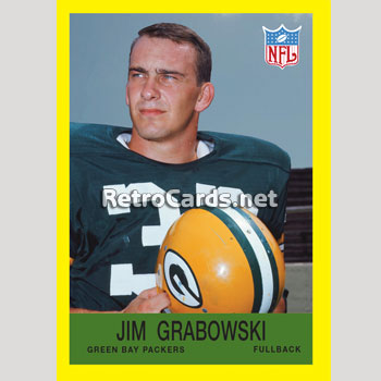 1967P Jim Grabowski Green Bay Packers – RetroCards
