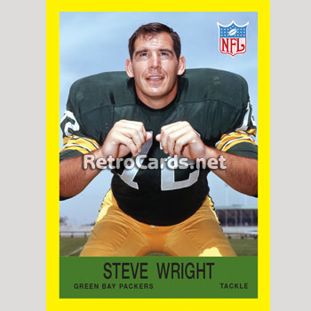 1967P Steve Wright Green Bay Packers – RetroCards