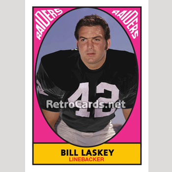 1967T Bill Laskey Oakland Raiders – RetroCards