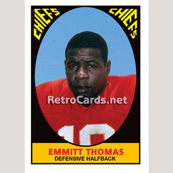 1967T Emmitt Thomas Kansas City Chiefs – RetroCards