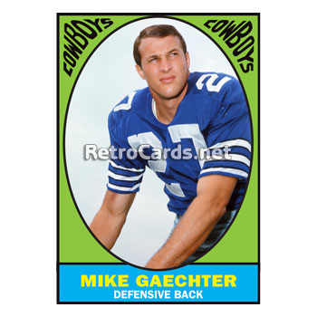 1967T Mike Gaechter Dallas Cowboys – RetroCards