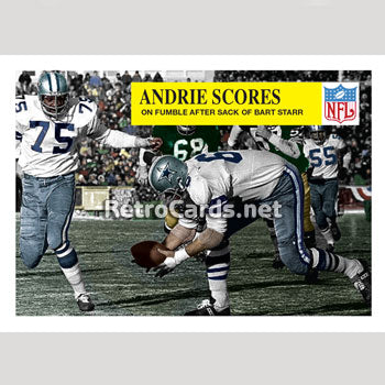 1968P George Andrie Scores Dallas Cowboys – RetroCards