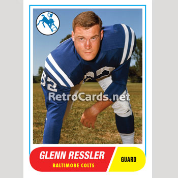 1968T Glenn Ressler Baltimore Colts – RetroCards