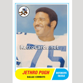 1968T Jethro Pugh Dallas Cowboys – RetroCards