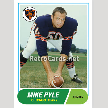 1968T Mike Pyle Chicago Bears – RetroCards