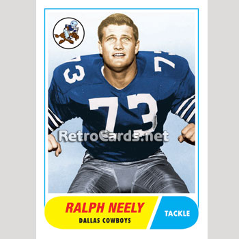1968T Ralph Neely Dallas Cowboys – RetroCards
