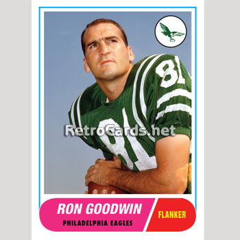 1968T Ron Goodwin Philadelphia Eagles – RetroCards