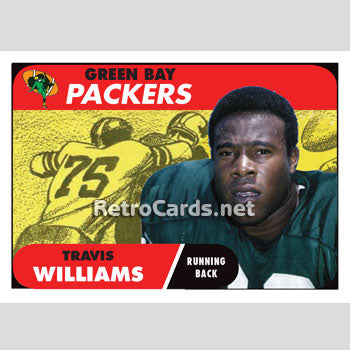 1968T Travis Williams Green Bay Packers – RetroCards