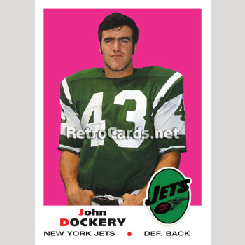 1969T John Dockery New York Jets – RetroCards