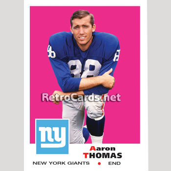 1969T Aaron Thomas New York Giants – RetroCards