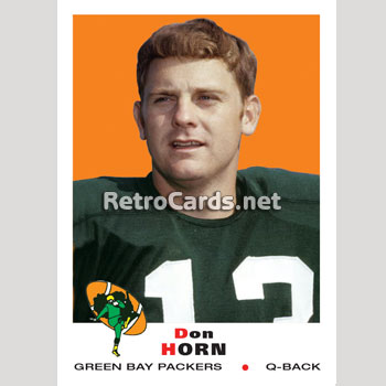 1969T Don Horn Green Bay Packers – RetroCards