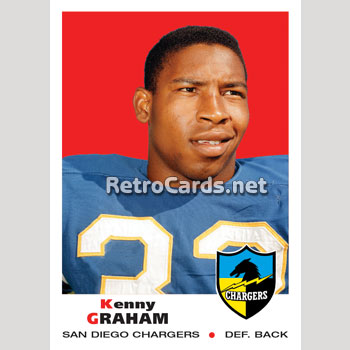 1969T Kenny Graham San Diego Chargers – RetroCards