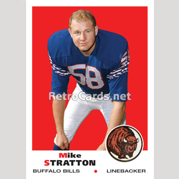 1969T Mike Stratton Buffalo Bills – RetroCards