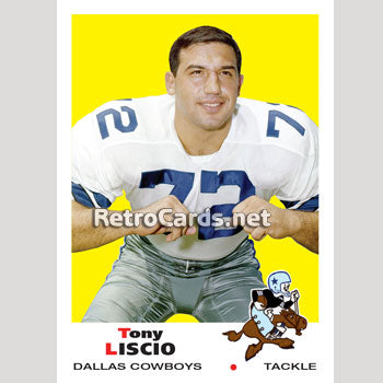 1969T Tony Liscio Dallas Cowboys – RetroCards