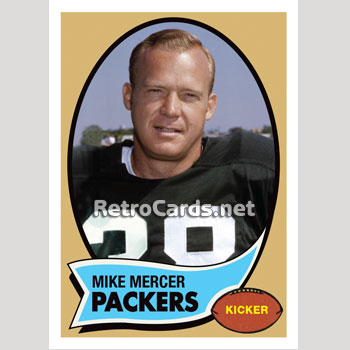 1970T Mike Mercer Green Bay Packers – RetroCards