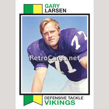 1973T Gary Larsen Minnesota Vikings – RetroCards