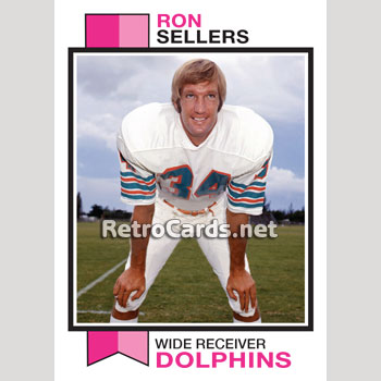 1973T Ron Sellers Miami Dolphins – RetroCards