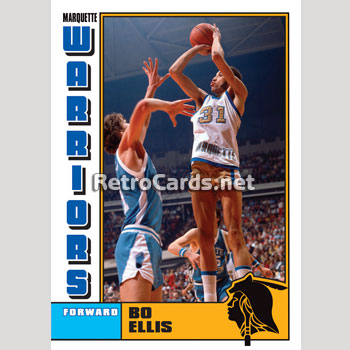 1977 Bo Ellis Marquette Warriors – RetroCards