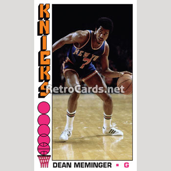 1976-77T Dean Meminger New York Knicks – RetroCards
