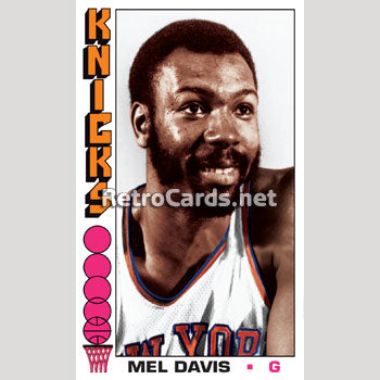 1976-77T Mel Davis New York Knicks – RetroCards