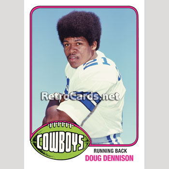 1976T Doug Dennison Dallas Cowboys – RetroCards