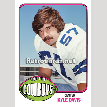 1976T Kyle Davis Dallas Cowboys – RetroCards