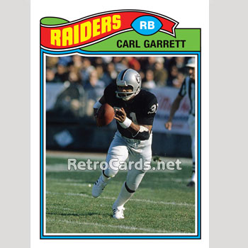 1977T Carl Garrett Oakland Raiders – RetroCards