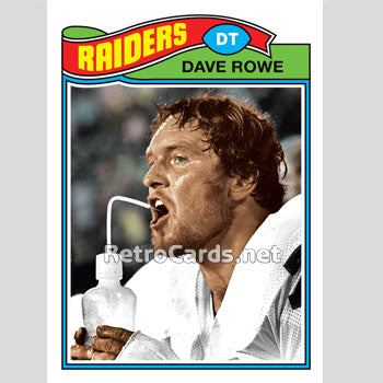 1977T Dave Rowe Oakland Raiders – RetroCards