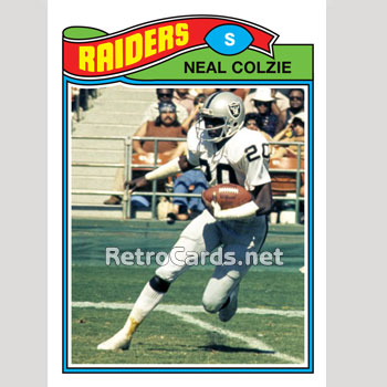 1977T Neal Colzie Oakland Raiders – RetroCards