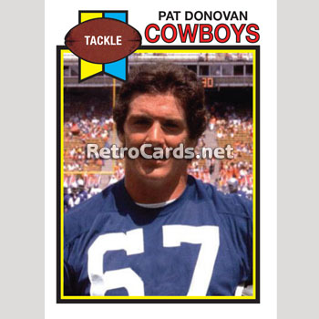 1979T Pat Donovan Dallas Cowboys – RetroCards