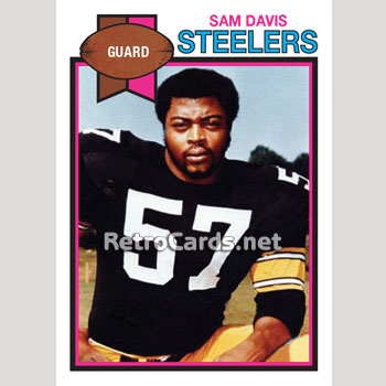 1979T Sam Davis Pittburgh Steelers – RetroCards
