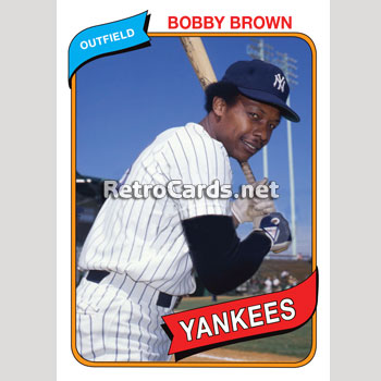 1980T Bobby Brown New York Yankees – RetroCards