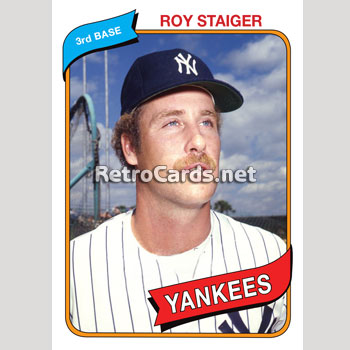 1980T Roy Staiger New York Yankees – RetroCards